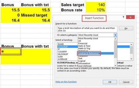 Insert Function Wizard with VLOOKUP – EasyLearnLive
